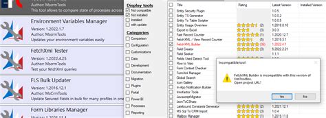 Cannot Install Because Xrmtoolbox Says Incompatible · Issue 704 · Rappenfetchxmlbuilder · Github