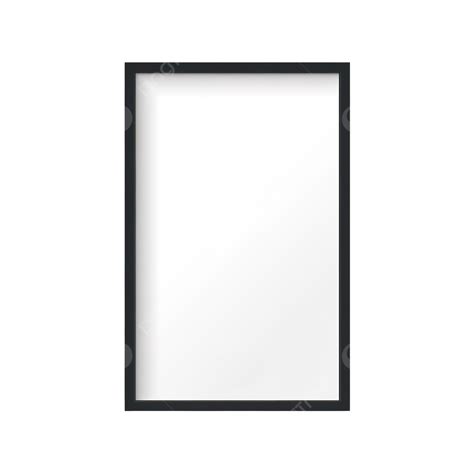 검은색 테두리 현실적인 프레임 그림이 있는 세로 사진 프레임 공백 액자 세로 Png 일러스트 및 이미지 에 대한 무료 다운로드 Pngtree
