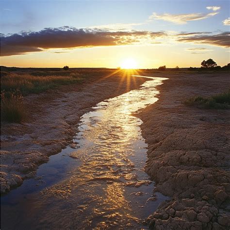 Sustainable Water Management In Arid Regions Premium Ai Generated Image