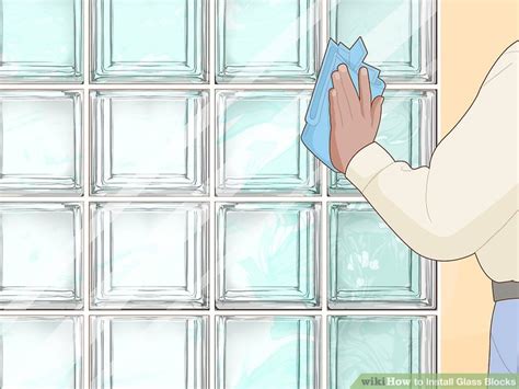 Ways To Install Glass Blocks WikiHow