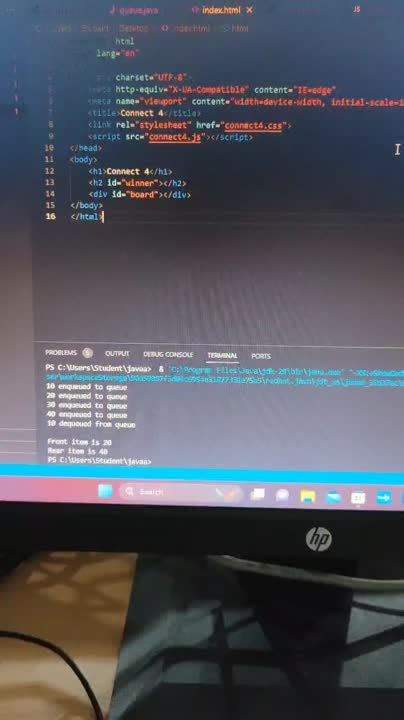 Swapnil Mane On Linkedin Created A Connect 4 Game Using Html Css Js