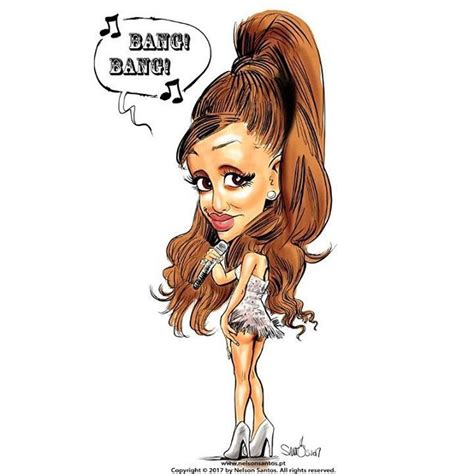 Ariana Grande Caricatura Chibi