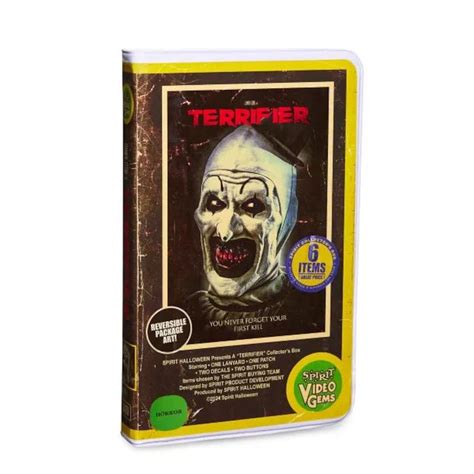 Terrifier Collectors Box Mystery Bundle Vhs Etsy Australia