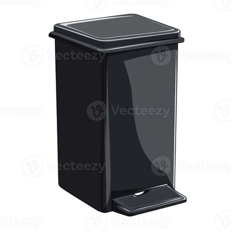 Compact Rectangular Garbage Bin For Easy Use 53450346 Png