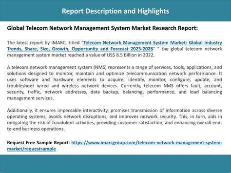 Ppt Telecom Network Management System Market Research And Forecast Report 2023 2028 Powerpoint