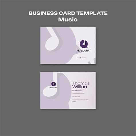 Music Personal Card Images Free Download On Freepik