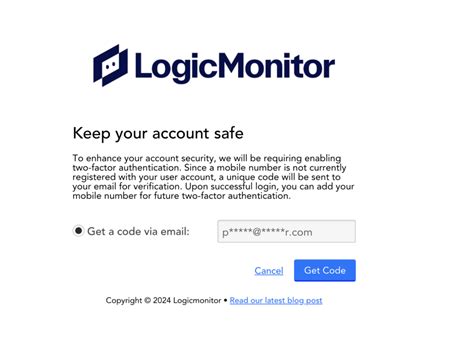 Two Factor Authentication Account Access Logicmonitor