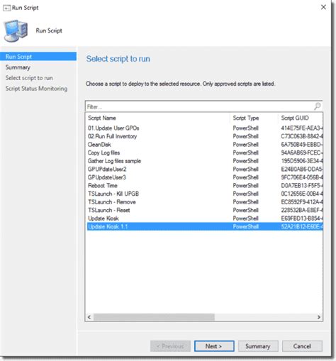 Update Windows 10 Multi App Kiosk Using Run Script In Microsoft