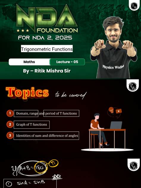 66a24b9e5176df0328230174 Trigonometric Functions 05 Class Notes Pdf