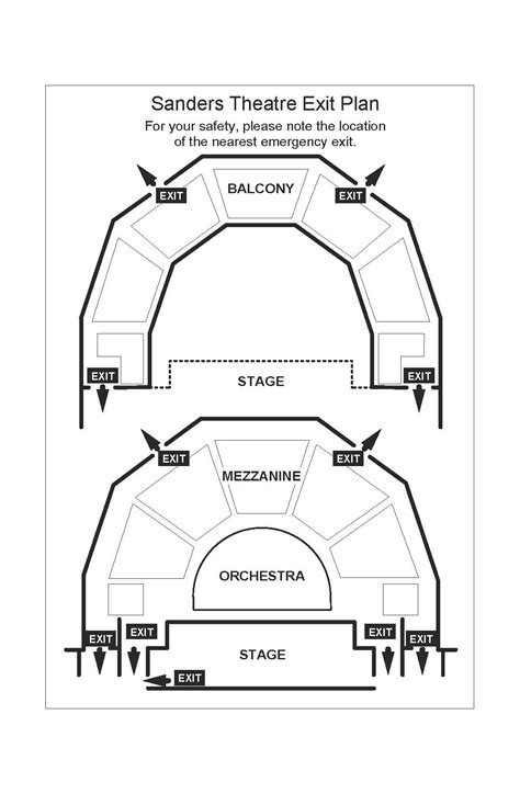 Sanders Theatre Seating Chart Pe