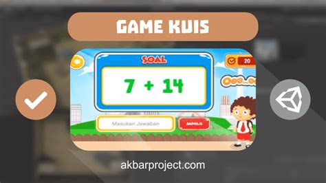 tutorial membuat game kuis matematika unity3d akbar project