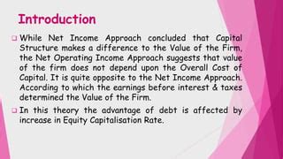 Net Operating Income Approach PPTX