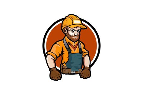 Contractor Mascot Logo Design 2490318