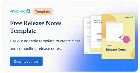 Release Notes Template Prodpad
