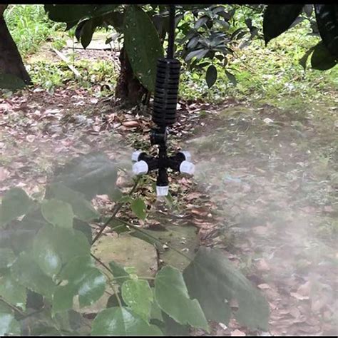 Gd1056 5 Way Cross Misting Nozzle Atomizing Spray Greenhouse Watering Irrigation System