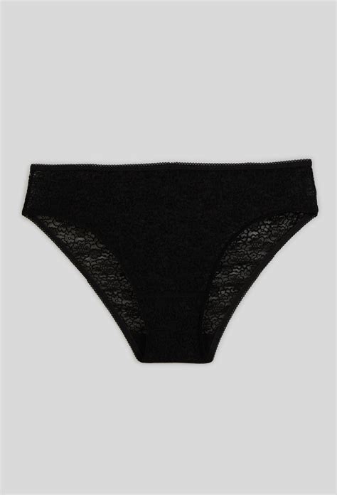 Culotte En Dentelle Noir Pour Femme Monoprix