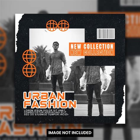 Premium Psd Street Fashion Instagram Post