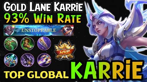 Karrie Best Build For 2024 93 Win Rate Build Top Global Karrie
