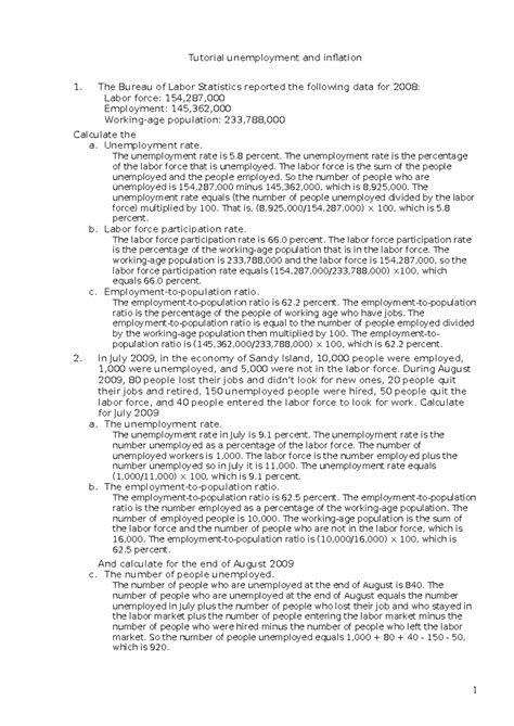 tutorial chapter 5 ans macro tutorial unemployment and inflation 1