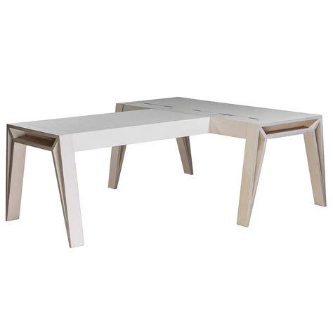 Рабочий стол из фанеры с розетками и Usb Teak Pro Дизайнерская мебель