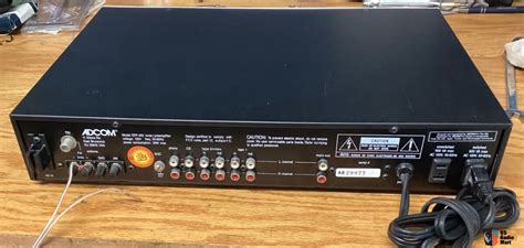 Adcom Amp And Preamp Rare White Finish Photo 5108446 Us Audio Mart