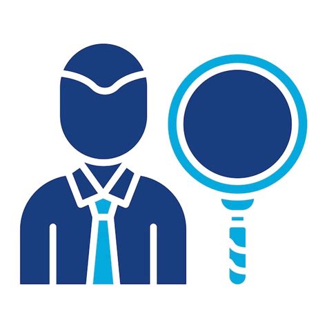 Premium Vector Talent Scout Male Duotone Illustration
