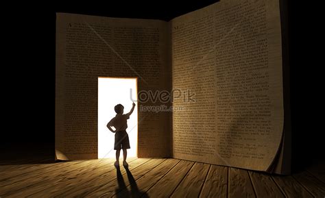 초현실적 인 학습 장면 배경 사진 및 창의적인 일러스트 무료 다운로드 Lovepik