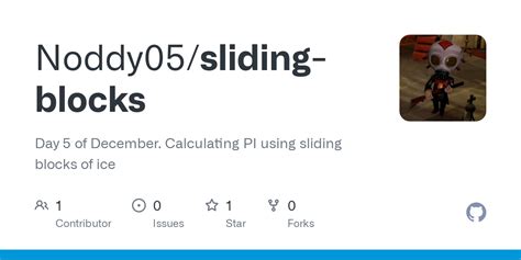 Github Noddy Sliding Blocks Day Of December Calculating Pi Using Sliding Blocks Of Ice