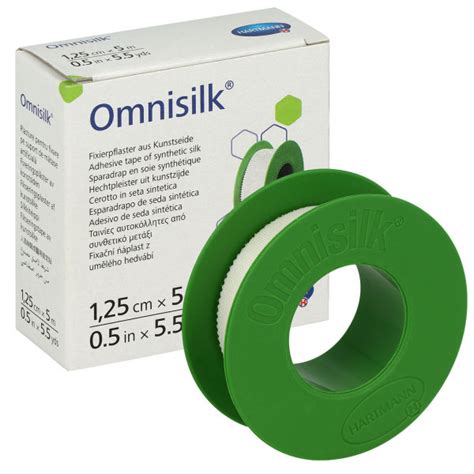 Omnisilk Fixierpflaster Kunstseide 1.25 cm x 5 m - 1 Stück | Wawibox