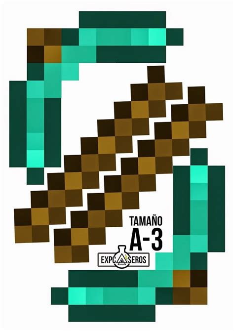 Printable Minecraft Torch Template