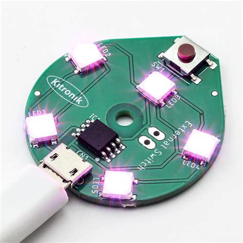 Kitronik Round Usb Rgb Led Lamp Opencircuit
