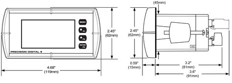 Precision Digital PD Loop Powered Process Meter Celectric
