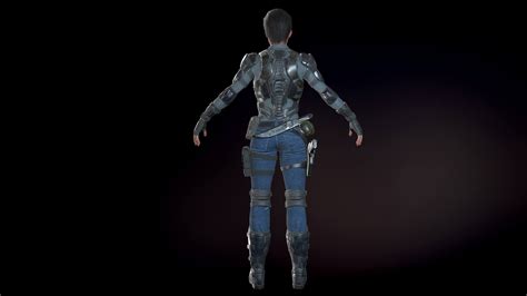 Character Raider Girl 3d Model By Serjocg