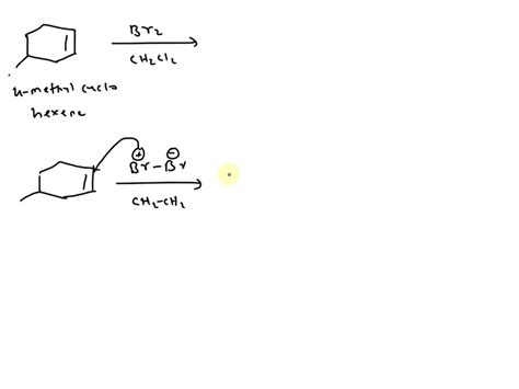 Solved Which Reaction Intermediate Is Formed When 4 Methylcyclohexene Reacts With Br2 Dissolved