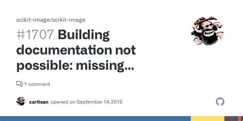 Building Documentation Not Possible Missing Confpy · Issue 1707 · Scikit Imagescikit Image