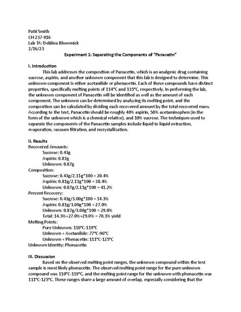 Lab Report 1 Ch 237 016 Patti Smith Ch 237 Lab Ta Deblina Bhowmick
