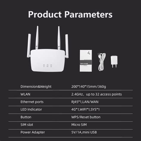 Dbit G Cpe Wireless Router Sim Card To Wifi Lte Router Rj Wan Lan Wireless Modem Support