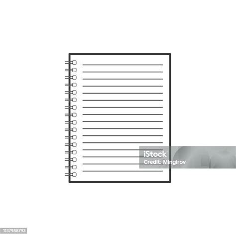 노트북 아이콘 절연 나선형 메모장 아이콘입니다 학교 노트북 쓰기 패드 비즈니스를 위한 다이어리 노트북 커버 디자인 사무용 편지지