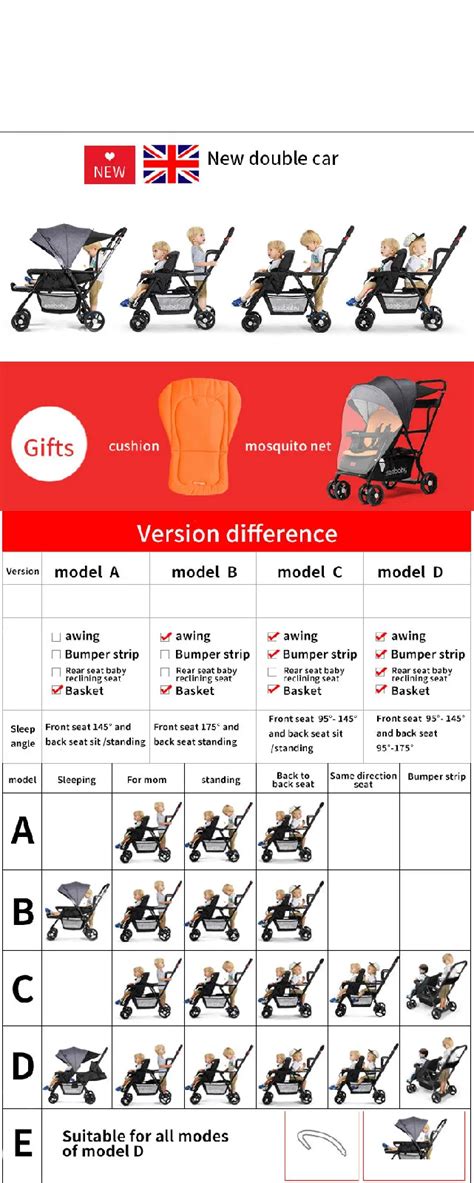 Складная двойная детская коляска вторая детская двойная коляска легкий складной светильник может