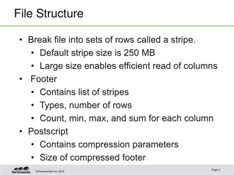 ORC File Introduction