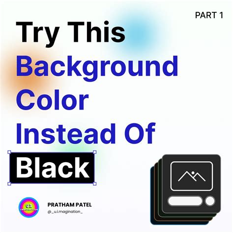 Pratham Patel On Linkedin Try This Background Color Instead Of Black Follow Me On Instagram For
