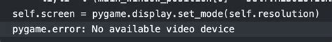 Pygame Renderer Is Not Supporting Offscreen Yet Issue 226