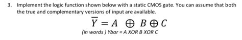 solved 3 implement the logic function shown below with a
