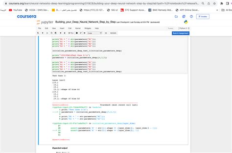Error About Initializeparametersdeep In Week4 Assignment 1 Neural
