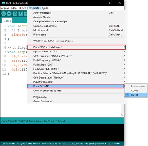 Como Programar A Placa Esp32 No Arduino Ide Blog Da Robótica
