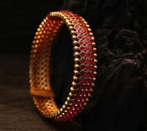Bright And Striking Ruby Bangle Designs