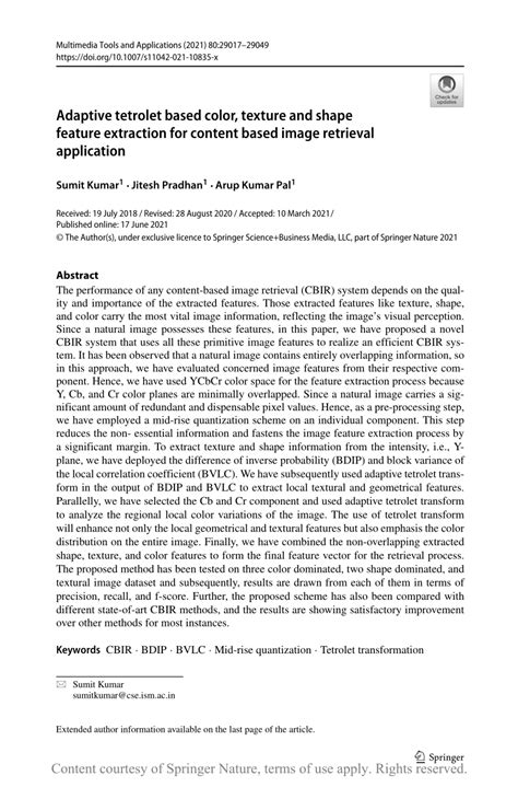 Adaptive Tetrolet Based Color Texture And Shape Feature Extraction For Content Based Image