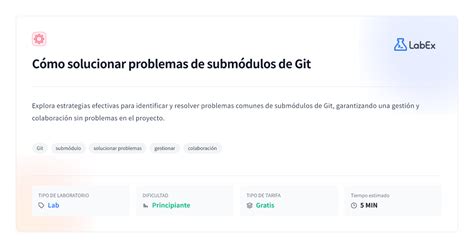 Cómo Solucionar Problemas De Submódulos De Git Labex Cómo Solucionar Problemas De Submódulos De Git Labex
