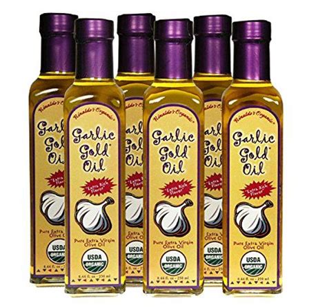 Garlic Gold Certified Organic Extra Virgin Olive Oil Infused With