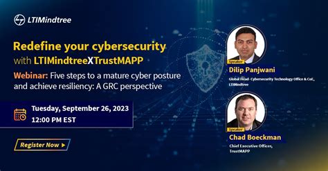 Akash Gupta On Linkedin Cybersecurity Webinar 2023 5 Steps To A Mature Cybersecurity Posture